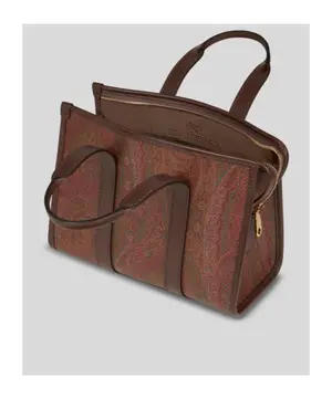 Etro Paisley Jacquard Top Handle Bag