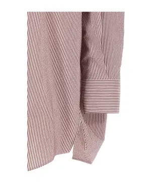 Brunello Cucinelli Striped Long Sleeve Shirt