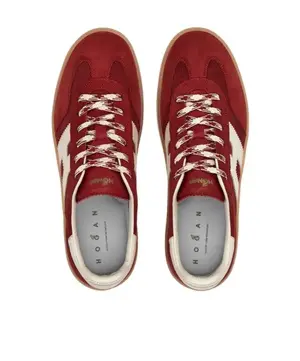 Hogan H-stripe Low-top Sneakers - Red