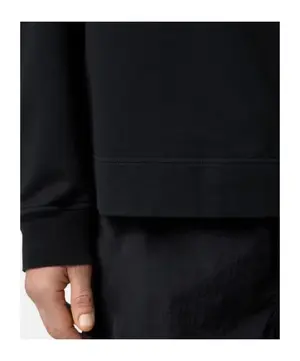 Stone Island Crewneck Sweatshirt With Ghost Badge - Black