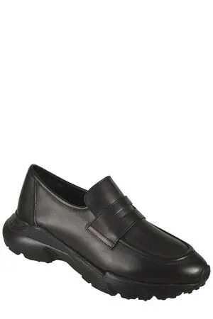 TOD'S Penny Bar Sporty Loafers - Black
