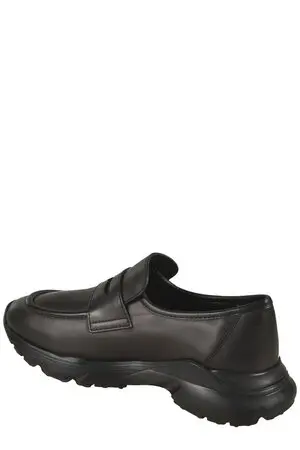 TOD'S Penny Bar Sporty Loafers - Black