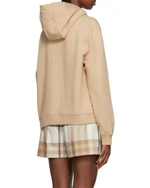Burberry Brushed-cotton Poulter Deer Hoodie