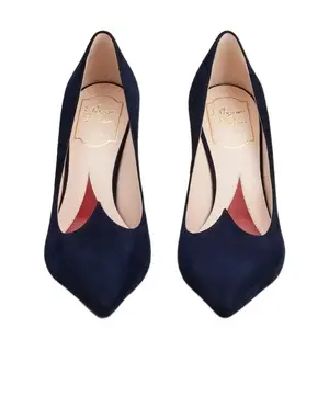 ROGER VIVIER I Love Vivier" Suede Pumps - Blue