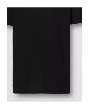 Burberry Logo Embroidered Short-sleeved Polo Shirt - Black