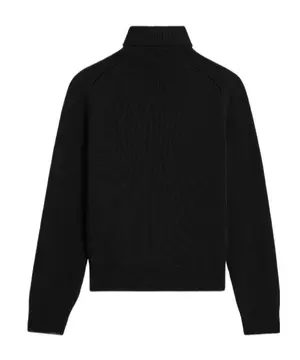 Celine Turtleneck Sweater In Scottish Cashmere - Black