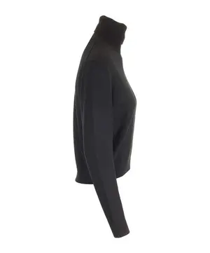 Celine Turtleneck Sweater In Scottish Cashmere - Black
