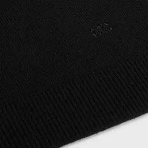 Celine Turtleneck Sweater In Scottish Cashmere - Black