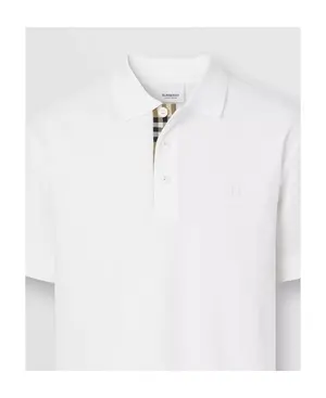 Burberry Logo Embroidered Short-sleeved Polo Shirt