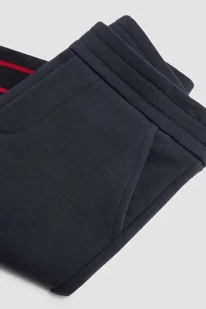 Moncler Logo Patch Sweatpants With Ribbed Cuffs