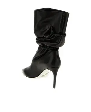 Rene Caovilla Pointed Toe Stiletto Heel Ankle Boots