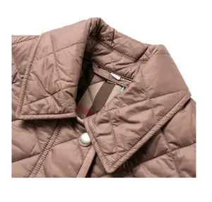 Burberry Quilted Snap Front Jacket