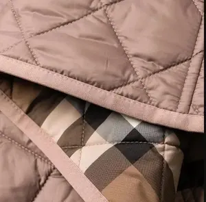 Burberry Quilted Snap Front Jacket