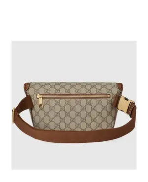 Gucci Logo Patch Monogrammed Belt Bag