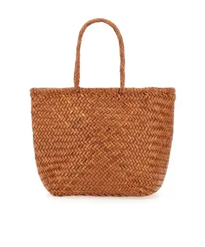 Dragon Diffusion Grace Small Basket Bag - Brown