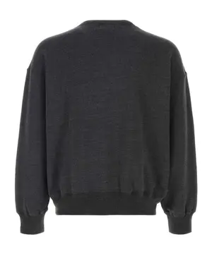 A BATHING APE Busy Works Crewneck Sweater - Gray