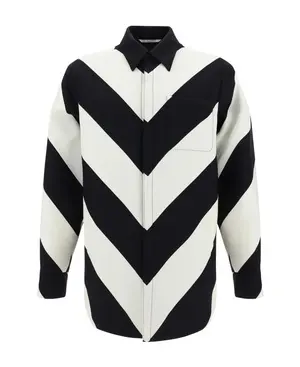 Valentino Garavani Chevron-striped Shirt