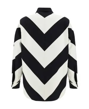 Valentino Garavani Chevron-striped Shirt