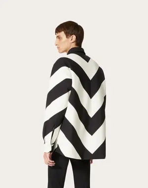 Valentino Garavani Chevron-striped Shirt