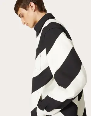Valentino Garavani Chevron-striped Shirt