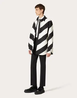 Valentino Garavani Chevron-striped Shirt
