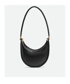 Bottega Veneta Hula Hoop Shoulder Bag - Black