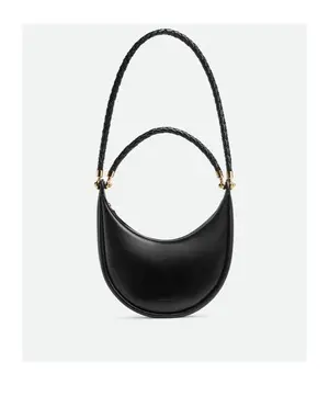 Bottega Veneta Hula Hoop Shoulder Bag - Black