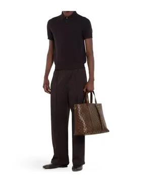 Gucci Gg Emblem Large Tote Bag - Black