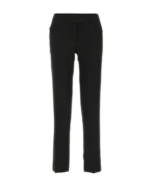 TOM FORD Panelled Straight-leg Trousers - Black
