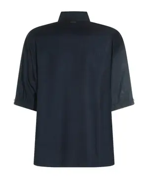 Herno Regular Fit Shirt With Pointed Collar