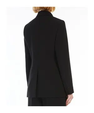 Max Mara Linz Single-breasted Tailored Blazer - Black