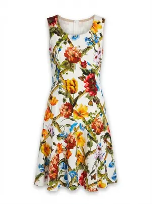 Dolce & Gabbana Sleeveless Printed Dress