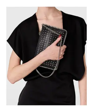 Stella McCartney Falabella Eyelet Pochette Shoulder Bag