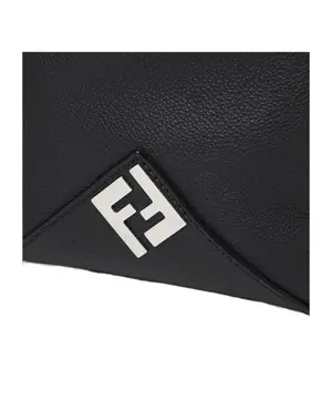 Fendi Zipped Backpack With Ff Appliqués