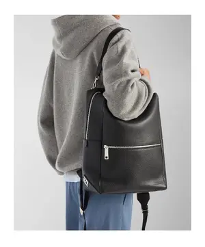 Fendi Zipped Backpack With Ff Appliqués