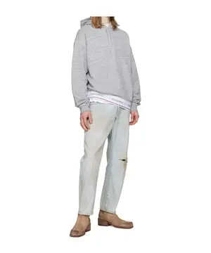 Dsquared2 Long Sleeve Hoodie With Logo Elastic Hem