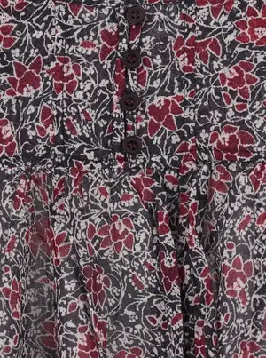 Isabel Marant Étoile Floral Sleeveless Top - Black