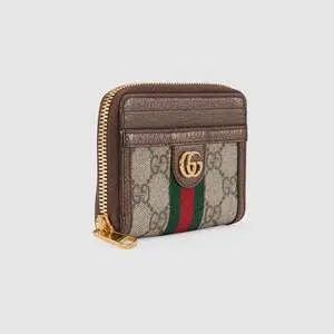 Gucci Ophidia Gg Card Case - Green