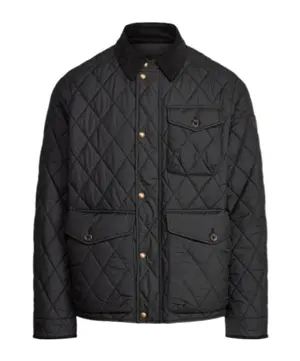 Polo Ralph Lauren Diamond-quilted Button-front Jacket
