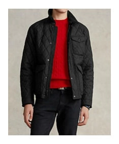 Polo Ralph Lauren Diamond-quilted Button-front Jacket