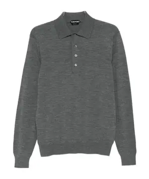 Tom Ford Long Sleeve Polos For Men