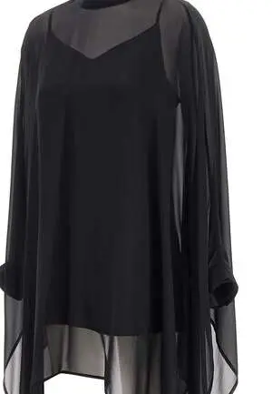P.a.r.o.s.h Draped-sleeve Tunic With Keyhole Detail