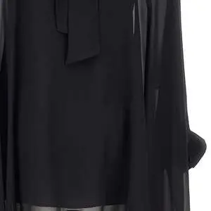 P.a.r.o.s.h Draped-sleeve Tunic With Keyhole Detail