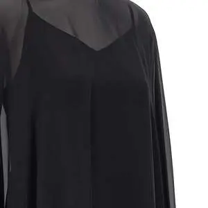 P.a.r.o.s.h Draped-sleeve Tunic With Keyhole Detail