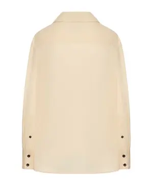 Bottega Veneta Long Sleeve Shirt With Lapel Collar