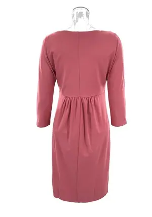 Max Mara Pleated Midi Dress - Red