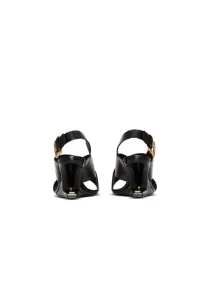Balmain Anthem Wedge Heeled Sandals