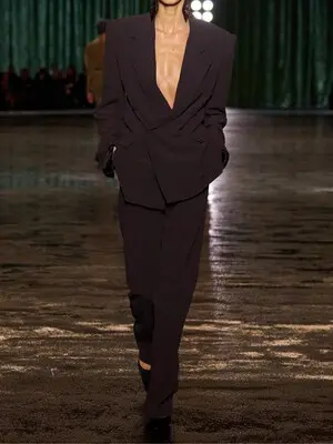 Saint Laurent Oversized Double-breasted Jacket
