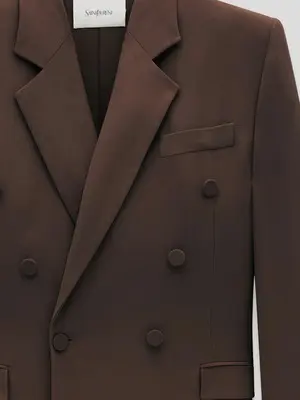 Saint Laurent Oversized Double-breasted Jacket