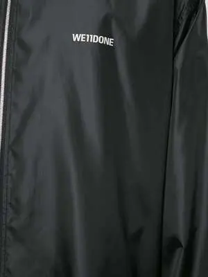 We11Done Logo Print Hooded Jacket